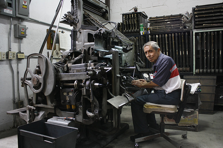 Un linotipista en toda la extensión de la palabra | NTR Guadalajara