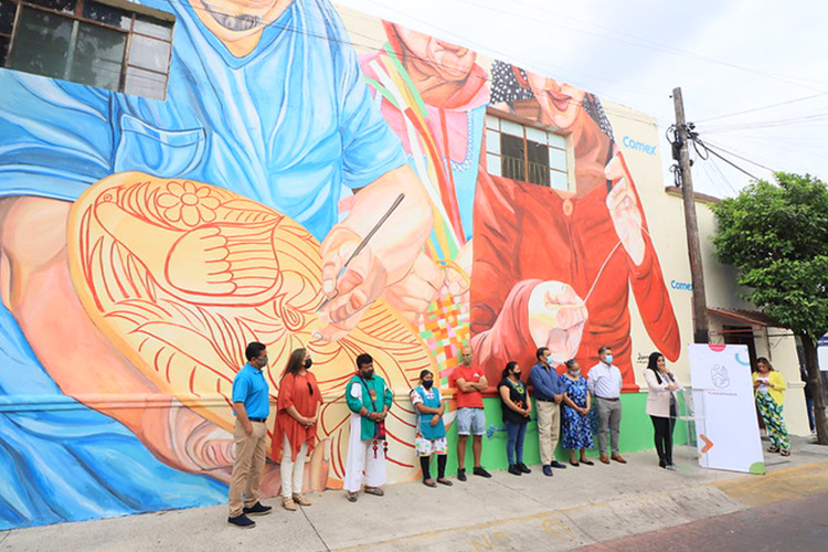 Plasman en mural migración de pueblos indígenas - El Diario NTR | NTR ...