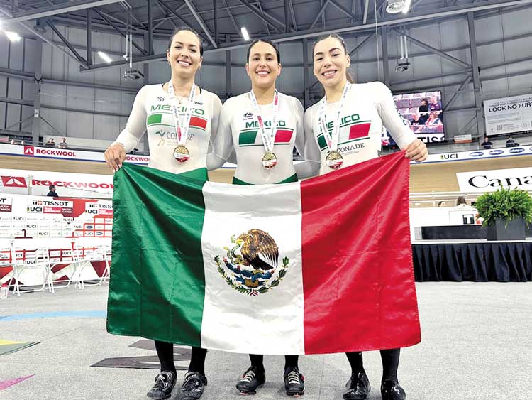 Oro histórico para MX en ciclismo de velocidad | NTR Guadalajara